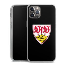DeinDesign iPhone 12 Pro Max Handy Silikon H&uuml;lle Case transparent Handyh&uuml;lle Coat Of Arms Vfb Stuttgart Official Licensed Product Silikon Case