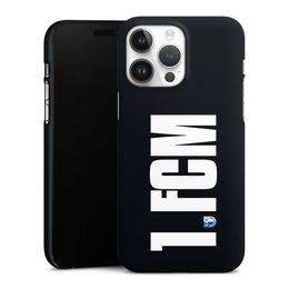 DeinDesign iPhone 14 Pro Max Handy Premium Case Smartphone Handyh&uuml;lle Schutzh&uuml;lle matt 1. Fcm 1. Fc Magdeburg Official Licensed Product Premium Case
