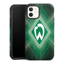 DeinDesign iPhone 12 mini Handy Panzer Handyh&uuml;lle robuste Outdoor H&uuml;lle Schutzh&uuml;lle matt Sv Werder Bremen Official Licensed Product Coat Of Arms Tough Case