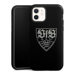 DeinDesign iPhone 12 mini Handy Panzer Handyh&uuml;lle robuste Outdoor H&uuml;lle Schutzh&uuml;lle gl&auml;nzend Official Licensed Product Logo Vfb Stuttgart Tough Case