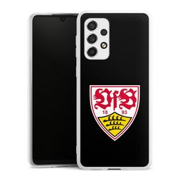 DeinDesign Galaxy A33 5G Handy Silikon H&uuml;lle Case transparent Handyh&uuml;lle Official Licensed Product Vfb Stuttgart Coat Of Arms Silikon Case