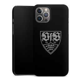 DeinDesign iPhone 12 Pro Max Handy Premium Case Smartphone Handyh&uuml;lle Schutzh&uuml;lle matt Official Licensed Product Logo Vfb Stuttgart Premium Case
