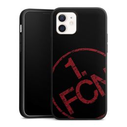 DeinDesign iPhone 12 Handy Premium Silikon H&uuml;lle Handyh&uuml;lle schwarz Case Texture Merchandise 1. Fcn Silikon Premium Case