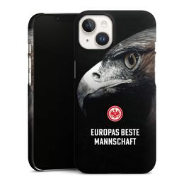DeinDesign iPhone 14 Handy Premium Case Smartphone Handyh&uuml;lle Schutzh&uuml;lle matt European Cup Official Licensed Product Eintracht Frankfurt Premium Case