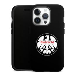 DeinDesign iPhone 14 Pro Handy Panzer Handyh&uuml;lle robuste Outdoor H&uuml;lle Schutzh&uuml;lle matt Eintracht Frankfurt Sge Official Licensed Product Tough Case