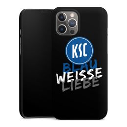 DeinDesign iPhone 12 Pro Max Handy Premium Case Smartphone Handyh&uuml;lle Schutzh&uuml;lle matt Ksc Official Licensed Product Karlsruher Sc Premium Case