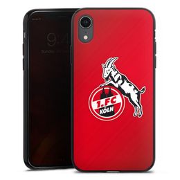 DeinDesign iPhone Xr Handy Silikon H&uuml;lle Case schwarz Handyh&uuml;lle 1. Fc K&ouml;ln Effzeh Official Licensed Product