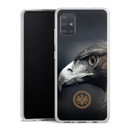 DeinDesign Galaxy A51 Handy Silikon H&uuml;lle Case transparent Handyh&uuml;lle Eintracht Frankfurt Eagle Official Licensed Product Silikon Case