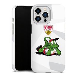 DeinDesign iPhone 13 Pro Handy Premium Case Smartphone Handyh&uuml;lle Schutzh&uuml;lle gl&auml;nzend Vfb Stuttgart Mascot Official Licensed Product Premium Case