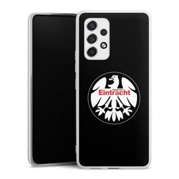 DeinDesign Galaxy A53 5G Handy Silikon H&uuml;lle Case transparent Handyh&uuml;lle Sge Eintracht Frankfurt Official Licensed Product Silikon Case