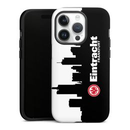DeinDesign iPhone 14 Pro Handy Panzer Handyh&uuml;lle robuste Outdoor H&uuml;lle Schutzh&uuml;lle matt Eintracht Frankfurt Sge Official Licensed Product Tough Case
