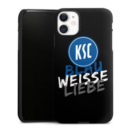 DeinDesign iPhone 11 Handy Premium Case Smartphone Handyh&uuml;lle Schutzh&uuml;lle matt Ksc Official Licensed Product Karlsruher Sc Premium Case