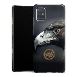 DeinDesign Galaxy A51 Handy Premium Case Smartphone Handyh&uuml;lle Schutzh&uuml;lle gl&auml;nzend Eintracht Frankfurt Eagle Official Licensed Product Premium Case