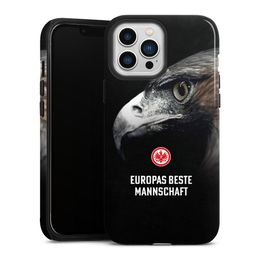 DeinDesign iPhone 13 Pro Max Handy Panzer Handyh&uuml;lle robuste Outdoor H&uuml;lle Schutzh&uuml;lle gl&auml;nzend European Cup Official Licensed Product Eintracht Frankfurt Tough 