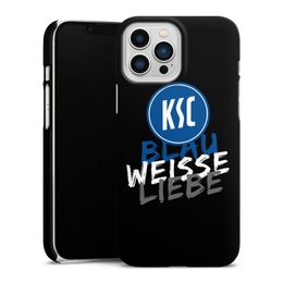 DeinDesign iPhone 13 Pro Max Handy Premium Case Smartphone Handyh&uuml;lle Schutzh&uuml;lle matt Ksc Karlsruher Sc Official Licensed Product Premium Case