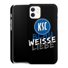 DeinDesign iPhone 12 mini Handy Premium Case Smartphone Handyh&uuml;lle Schutzh&uuml;lle matt Ksc Official Licensed Product Karlsruher Sc Premium Case
