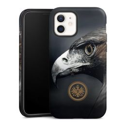 DeinDesign iPhone 12 mini Handy Panzer Handyh&uuml;lle robuste Outdoor H&uuml;lle Schutzh&uuml;lle matt Eintracht Frankfurt Official Licensed Product Eagle Tough Case