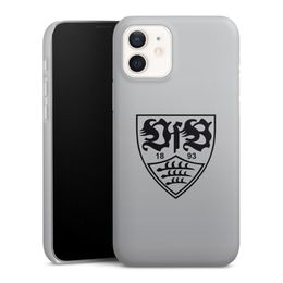 DeinDesign iPhone 12 Handy Premium Case Smartphone Handyh&uuml;lle Schutzh&uuml;lle matt Vfb Stuttgart Official Licensed Product Logo Premium Case