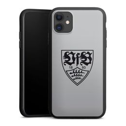 DeinDesign iPhone 11 Handy Premium Silikon H&uuml;lle Handyh&uuml;lle schwarz Case Vfb Stuttgart Official Licensed Product Logo Silikon Premium Case