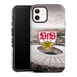 DeinDesign iPhone 12 mini Handy Panzer Handyh&uuml;lle robuste Outdoor H&uuml;lle Schutzh&uuml;lle matt Vfb Stuttgart Stadium Official Licensed Product Tough Case