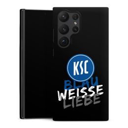 DeinDesign Galaxy S23 Ultra Handy Premium Case Smartphone Handyh&uuml;lle Schutzh&uuml;lle matt Ksc Karlsruher Sc Official Licensed Product Premium Case