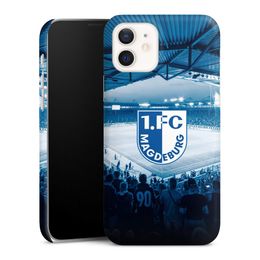 DeinDesign iPhone 12 Handy Premium Case Smartphone Handyh&uuml;lle Schutzh&uuml;lle matt Stadium 1. Fcm 1. Fc Magdeburg Premium Case