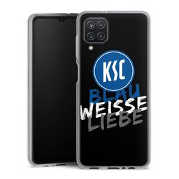 DeinDesign Galaxy A12 Handy Silikon H&uuml;lle Case transparent Handyh&uuml;lle Ksc Official Licensed Product Karlsruher Sc Silikon Case