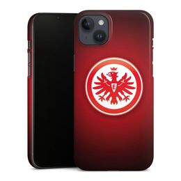 DeinDesign iPhone 14 Plus Handy Premium Case Smartphone Handyh&uuml;lle Schutzh&uuml;lle gl&auml;nzend Official Licensed Product Coat Of Arms Eintracht Frankfurt Premium Case