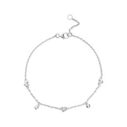next Armband Kettengliederarmband mit Herzen (1-tlg), silberfarben