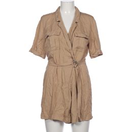 Zara Damen Kleid, beige, Gr. 38