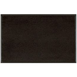 wash+dry - Waschbare Fussmatte schwarz Raven Black Original - ca 60 cm x 90 cm
