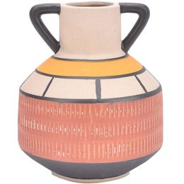 Signes Grimalt - Dekorationsvase Dekorative Vase -Vasen und braune Halter 14x14x16cm 29970 - Marrón