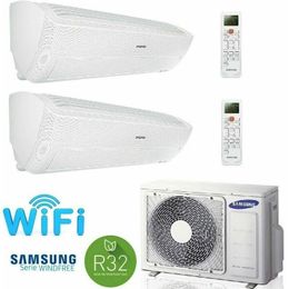 Samsung - Wind-Free Standard 2x2,0kW MultiSplit R32 Wifi Aussen 4,0kW Klimaanlage