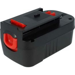 Akku kompatibel mit Black & Decker CDC180ASB, CDC18GK2, EPC18, EPC182K2, EPC186, EPC186BK Elektrowerkzeug (2000 mAh, Li-Ion, 18 v) - vhbw