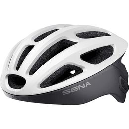 SENA R1 Smart (Fahrradhelm, 58-62 cm, Matt White)