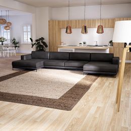 MYCS Sofa Kiesgrau - Moderne Designer-Couch: Hochwertige Qualität, einzigartiges Design - 448 x 75 x 162 cm, Komplett anpassbar