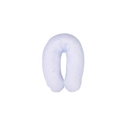 Lorelli Stillkissen Schwangerschaftskissen, 100% Baumwolle, 190 cm lang blau weiß