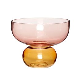Hübsch Interior Hübsch Interior - Show Vase, bernstein / alt rosa