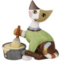 Goebel Dekofigur Rosina Wachtmeister - Cat Cuoco laborioso (1 St), Sammelfigur, Tierfigur, bunt