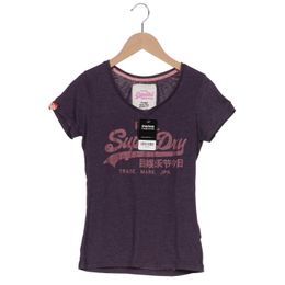 Superdry Damen T-Shirt, flieder, Gr. 36