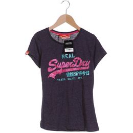 Superdry Damen T-Shirt, flieder, Gr. 34