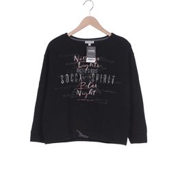 SOCCX Damen Sweatshirt, schwarz, Gr. 34