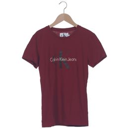 Calvin Klein Jeans Damen T-Shirt, bordeaux