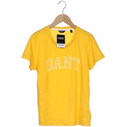 Gant Damen T-Shirt, gelb, Gr. 38