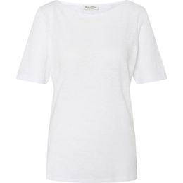 Marc O'Polo Marc O'Polo T-Shirt, U-Boot-Ausschnitt, Melange, für Damen, weiß, L