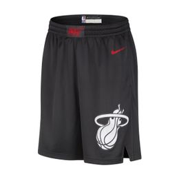 Miami Heat 2023/24 City Edition Nike Dri-FIT NBA Swingman Shorts für Herren - Schwarz