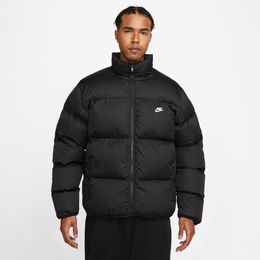 Steppjacke Nike Sportswear "M NK TF CLUB PUFFER JKT" Gr. L, schwarz-weiß (black, white) Herren Jacken Sportjacken