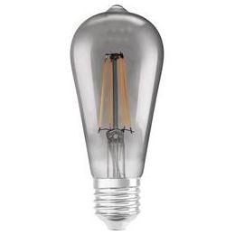 LEDVANCE Smart+ LED Leuchtmittel Edison ST64 E27 6 W dimmbar rauch