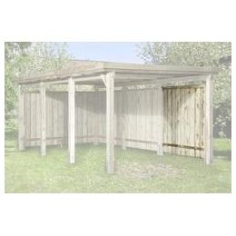 Weka Seitenwand für Carport Eifel /Alpen 181 x 181 cm imprägniert