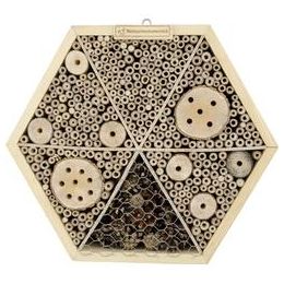 CJ Wildlife Insektenhaus Hexagon natur 8 x 33,6 x 33,6 cm